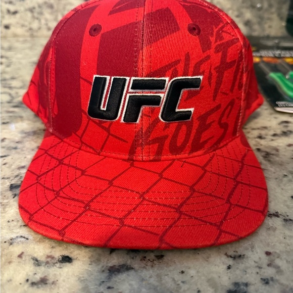 UFC | Accessories | Ufc Red And Black Official Cap | Poshmark